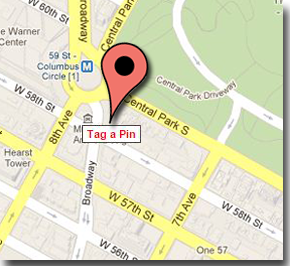 Pinmaps.net custom map creator to pin multiple locations